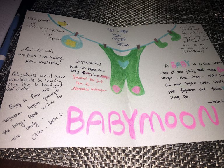 Babymoon Card – tips from the staff – The World In A Weekend